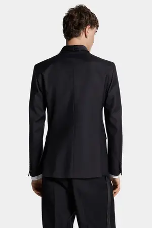 Dsquared2 Embroidered Shawl Collar London Blazer