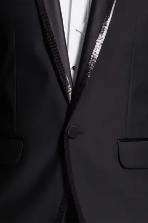 Dsquared2 Embroidered Shawl Collar London Blazer