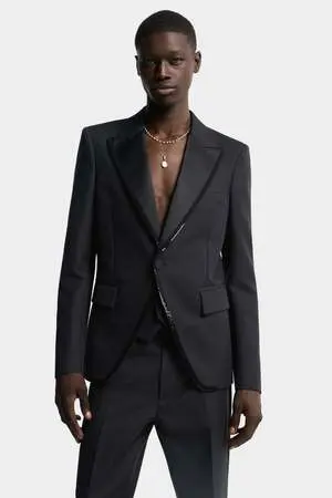 Dsquared2 Embroidered Collar Single-breasted Blazer