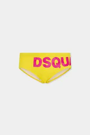 Dsquared2 Logo Swim Brief - Yellow