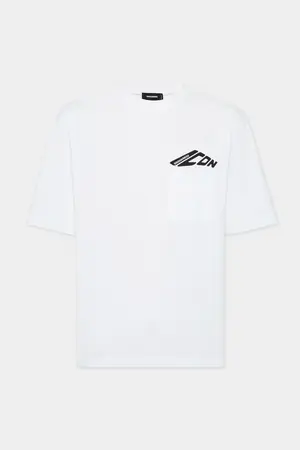 Dsquared2 Dsquared2 Icon New Generation Loose Fit Pocket T-Shirt White