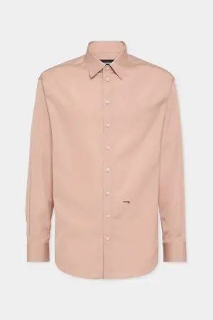 Dsquared2 Drop Shoulder Shirt With Logo Detail - Pink