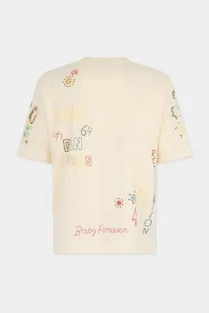 Dsquared2 Handmade Scribbles Loose Fit T-shirt