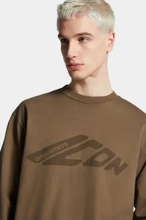 Dsquared2 Icon New Generation Loose Fit Long Sleeve Tee