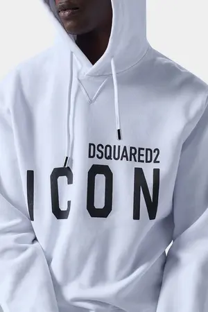 Dsquared2 Icon Cool Fit Hoodie With Logo Detail
