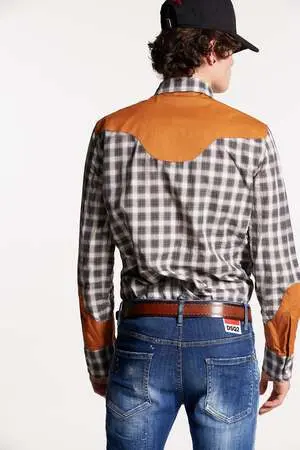 Dsquared2 Checked Cotton Western Shirt