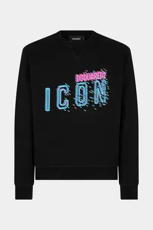 Dsquared2 Icon Pixelated Graphic Sweatshirt