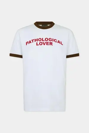 Dsquared2 Pathological Lover" Graphic T-shirt - Black