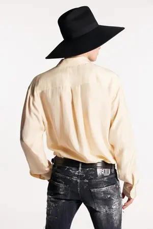 Dsquared2 Bowling Shirt With Embroidered Detail