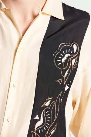 Dsquared2 Bowling Shirt With Embroidered Detail