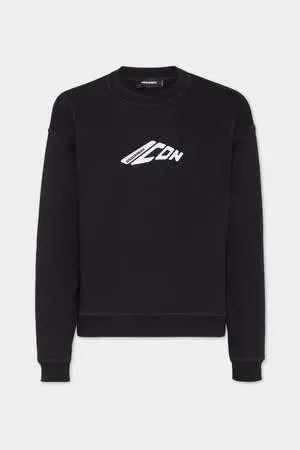 Dsquared2 Icon New Generation Relax Fit Sweatshirt - Black