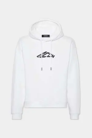 Dsquared2 Icon Relaxed Fit Hoodie - White
