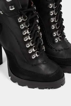 Dsquared2 Canadian Hiking Heeled Ankle Boots