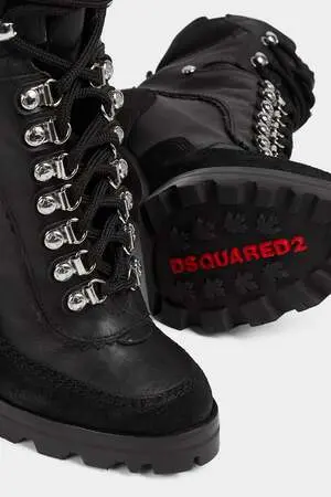 Dsquared2 Canadian Hiking Heeled Ankle Boots