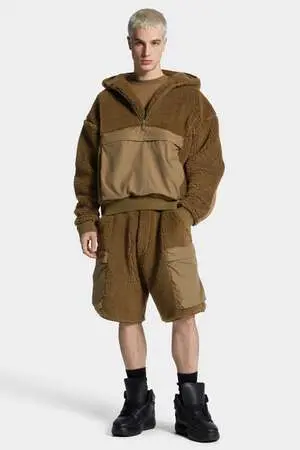 Dsquared2 Icon New Generation Teddy Loose Hoodie - Brown