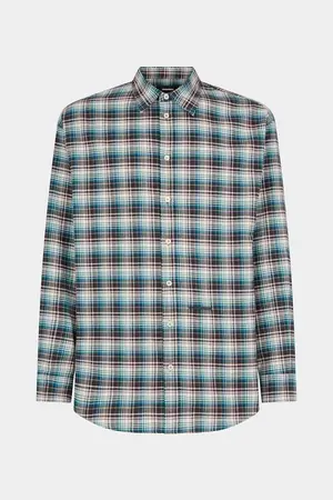 Dsquared2 Layered Sleeves Checked Shirt - Fantasy