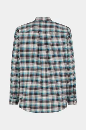 Dsquared2 Layered Sleeves Checked Shirt