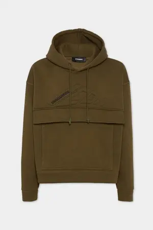 Dsquared2 Icon New Generation Loose Fit Hoodie - Yellow