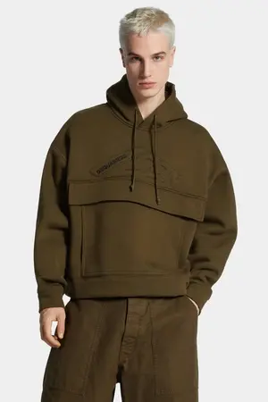Dsquared2 Icon New Generation Loose Fit Hoodie - Yellow