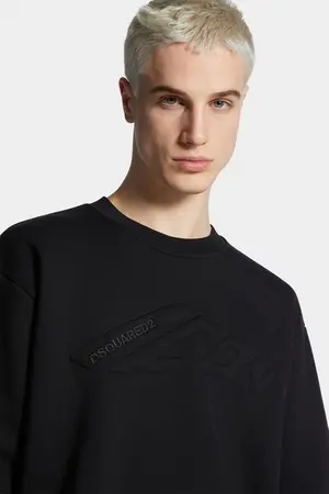 Dsquared2 Icon New Generation Loose Fit Crewneck - Black