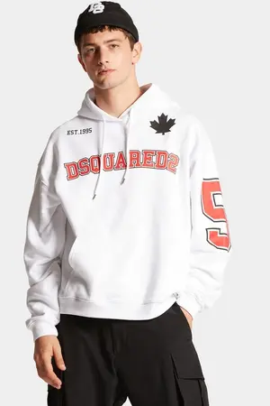 Dsquared2 Caten 64 Loose Fit Hoodie Sweatshirt