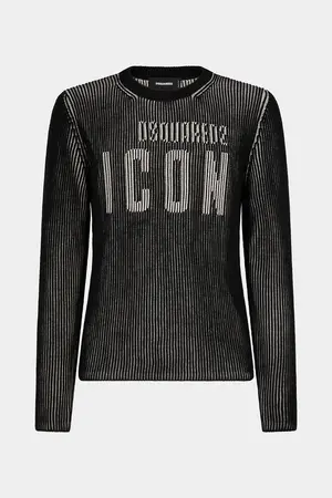 Dsquared2 Icon Knit Pullover - Black