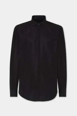 Dsquared2 Easy Slim Mini Dean Collar Shirt - Black
