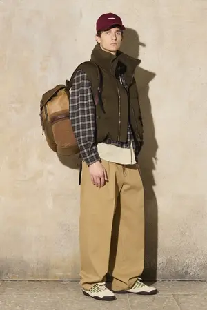 Dsquared2 Checked Wool Shirt With Cotton Insert
