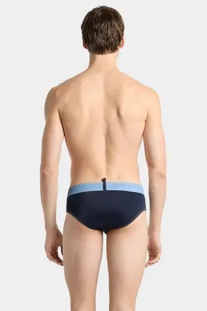 Dsquared2 Swim Briefs With Side Logo And Drawstring Waist