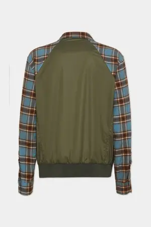 Dsquared2 Checked Drawstring Hybrid Shirt