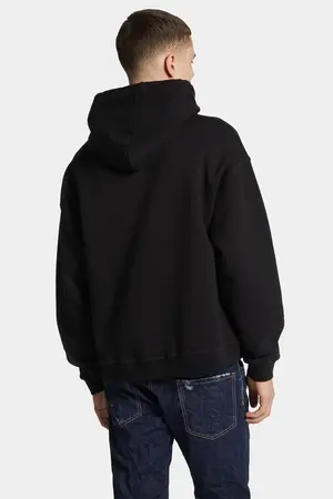 Dsquared2 X Vaquera Relaxed Fit Hoodie - Black