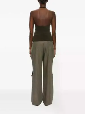 Christopher Esber Rae Cashmere Halterneck Top - Brown