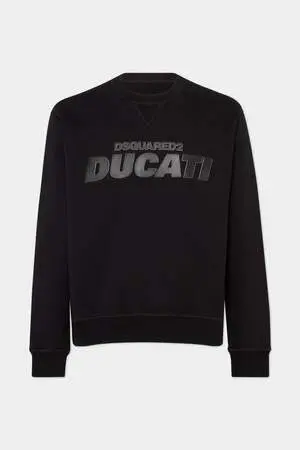 Dsquared2 Ducati Logo Crewneck Sweatshirt - Black