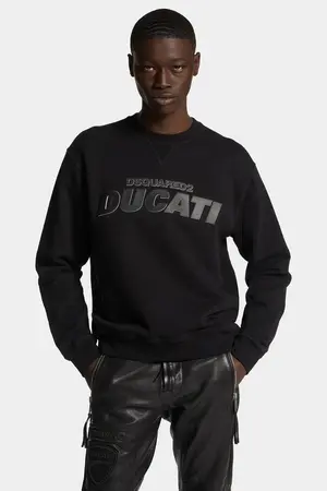 Dsquared2 Ducati Logo Crewneck Sweatshirt