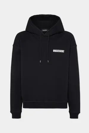 Dsquared2 Obsessed2 Relax Fit Hoodie - Black