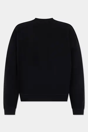 Dsquared2 Relaxed Fit Crewneck Sweatshirt With Logo Detail - Black
