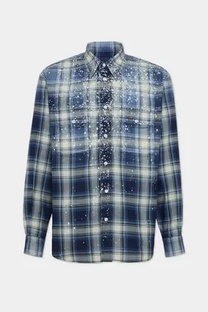 Dsquared2 Embellished Checked Shirt - Fantasy