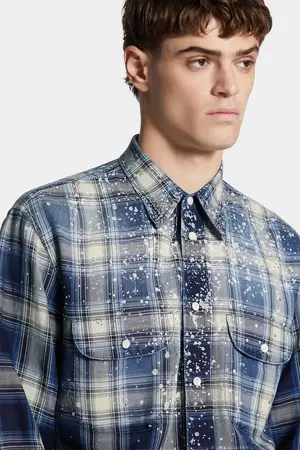 Dsquared2 Embellished Checked Shirt