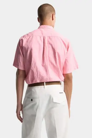 Dsquared2 Short Sleeve Linen Shirt