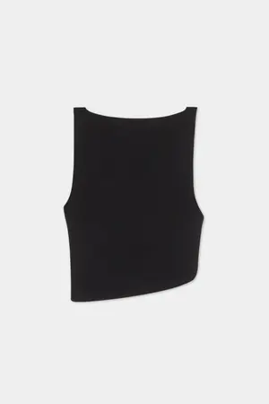 Dsquared2 Asymmetrical Scoop Neck Tank Top