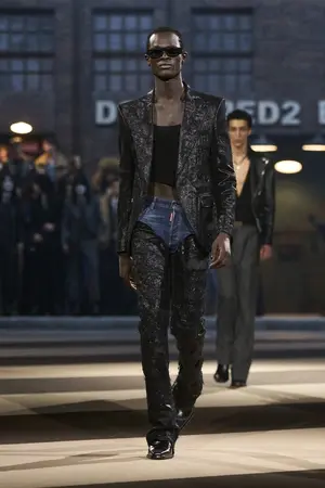 Dsquared2 Asymmetrical Scoop Neck Tank Top