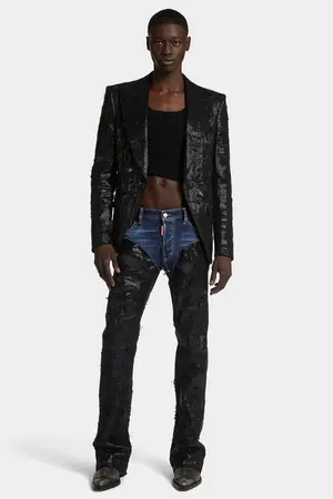 Dsquared2 Asymmetrical Scoop Neck Tank Top