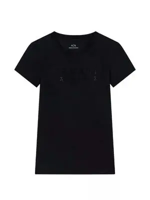 Armani Exchange Straight Hem T-shirts For Women