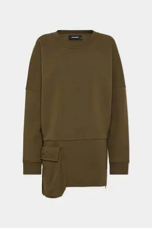 Dsquared2 Icon New Generation Fleece Dress - Yellow