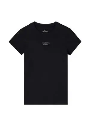 Armani Exchange Logo Patch Crewneck T-shirt