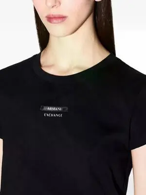Armani Exchange Logo Patch Crewneck T-shirt