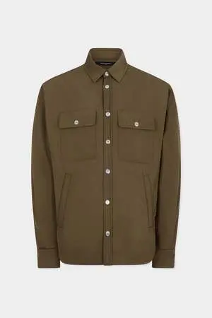 Dsquared2 Padded Nylon Shirt - Yellow