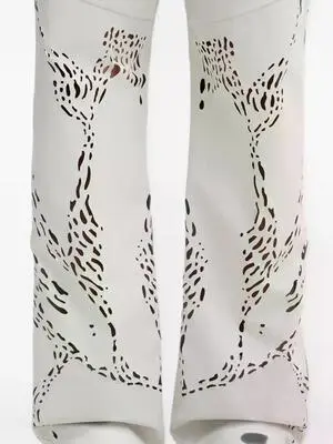HELIOT EMIL Roan Laser-cut Wide-leg Trousers