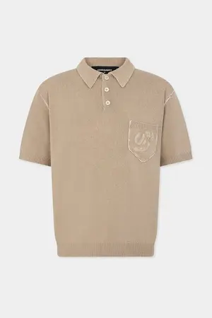 Dsquared2 Signature Knit Polo Shirt - Black