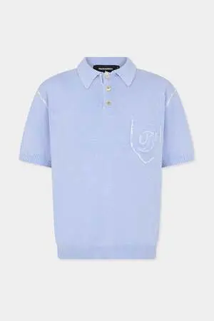 Dsquared2 Signature Short Sleeves Polo - Blue
